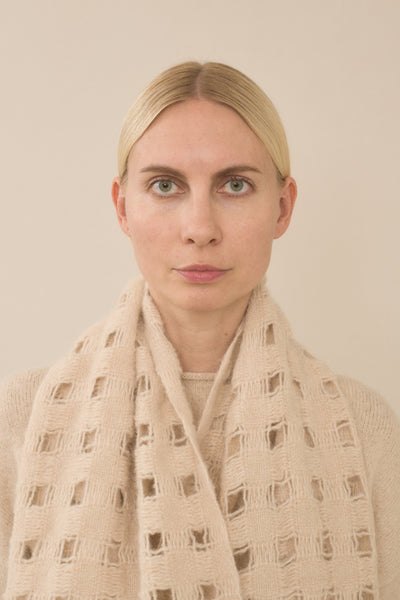 HANDWOVEN GRID WRAP – Lauren Manoogian